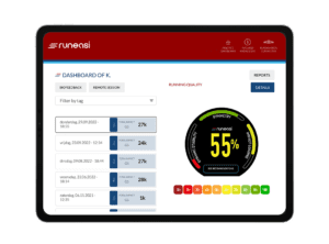 Dynamic stability running gait analysis example case